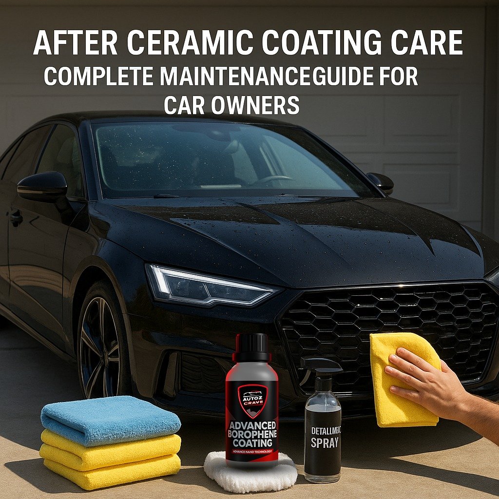 After Ceramic Coating Care: Complete Car Maintenance Guide