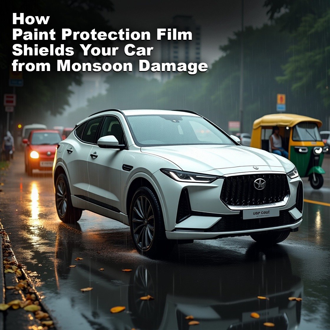 Paint Protection Film for Monsoon | Protect Your Car from Rain Damage