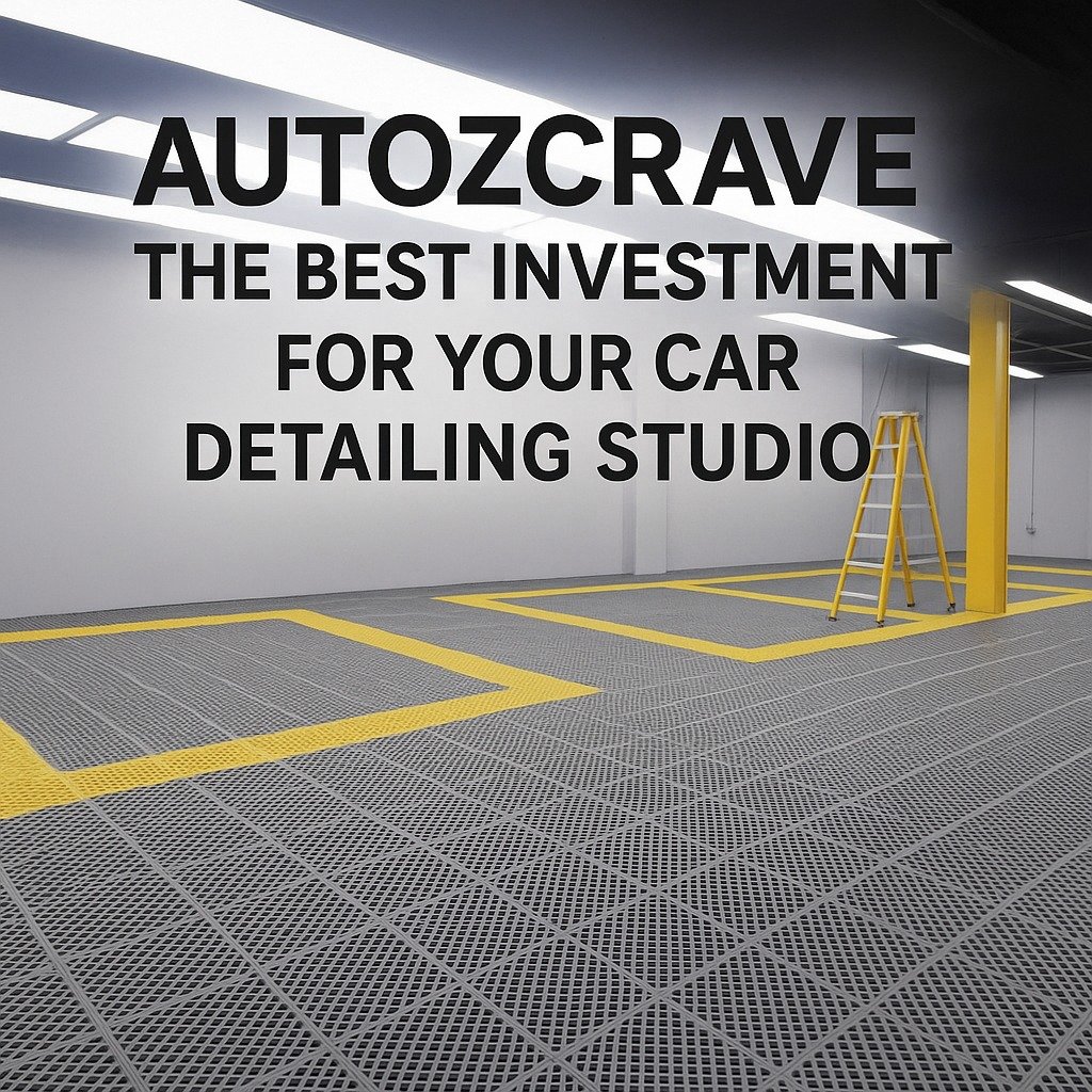 Why Autozcrave Tiles Are Best for Car Detailing Studios