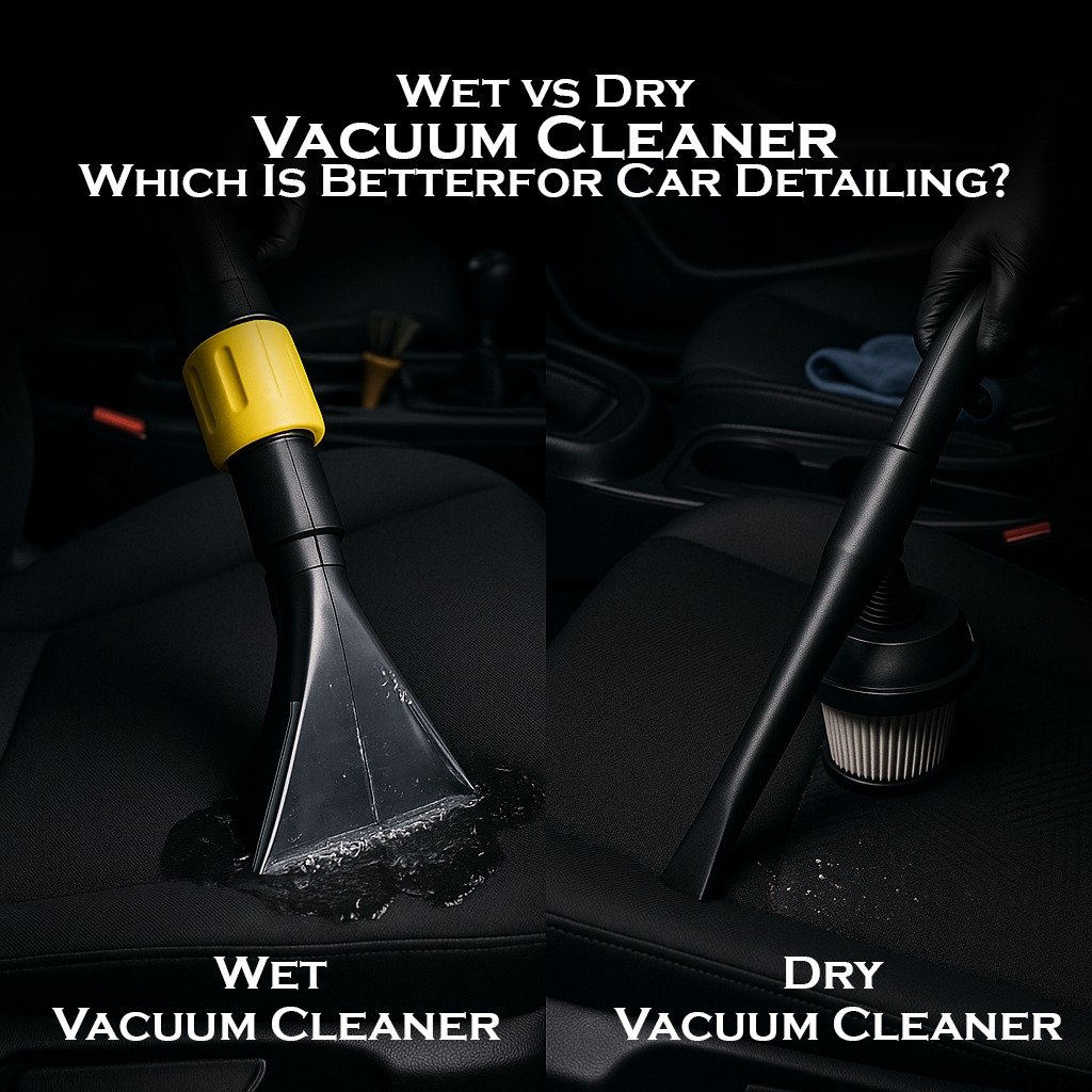 Wet vs Dry Vacuum Cleaner | Which Is Best for Car Detailing